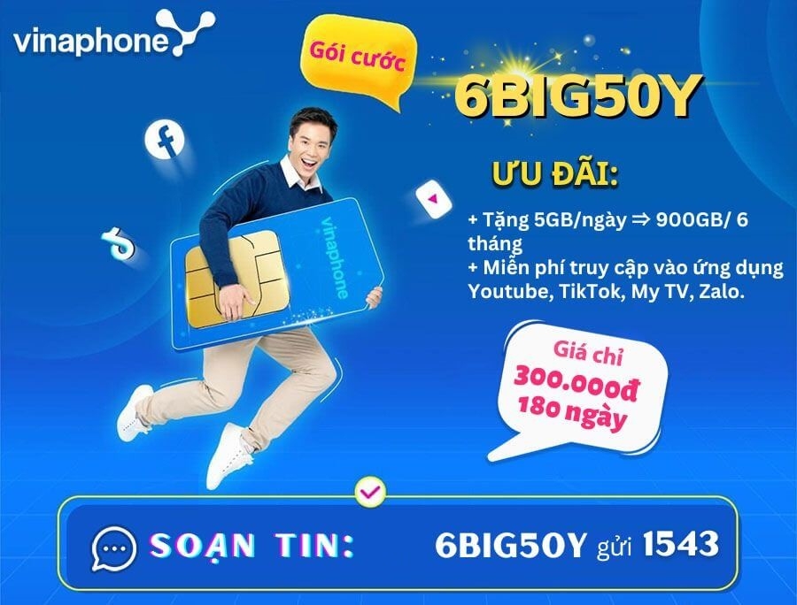Hướng dẫn cách đăng ký gói BIG50Y của VinaPhone đơn giản